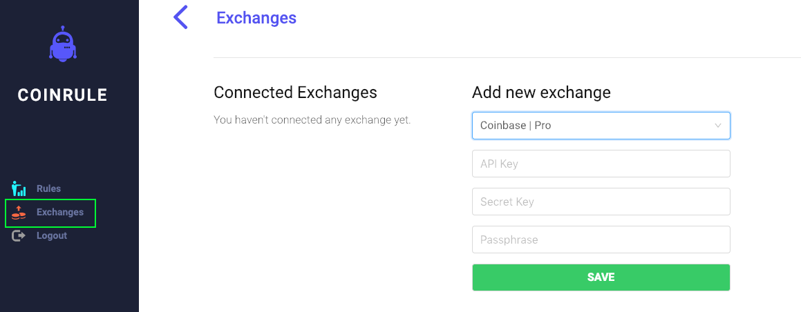 Coinbase Advanced API Setup - Coinrule Trading Academy
