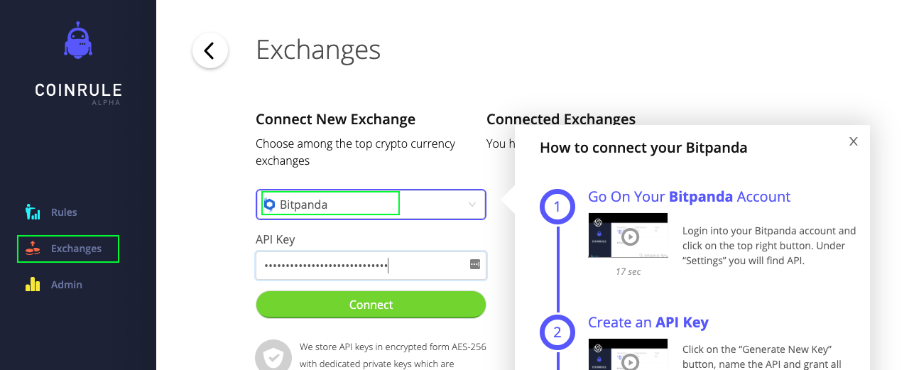 Bitpanda Pro API Setup - Coinrule Trading Academy